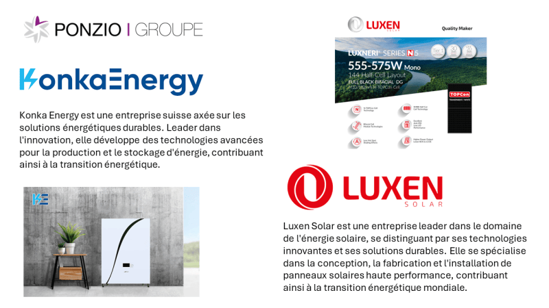 Stockage d'énergie et panneaux photovoltaïque